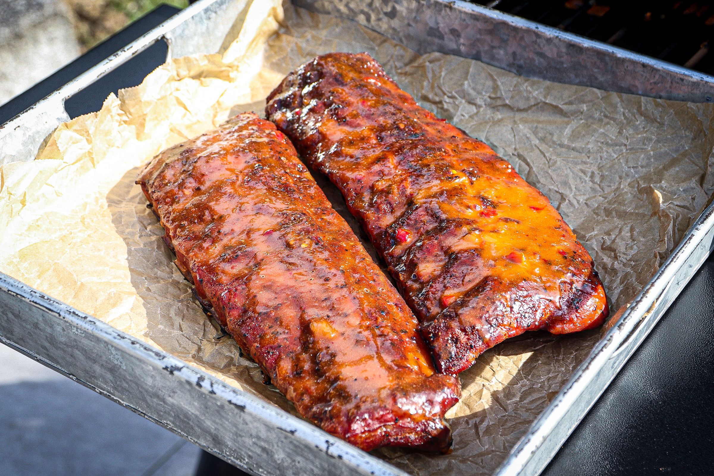 3 2 1 Ribs Aus Dem Traeger Westwood BBQ