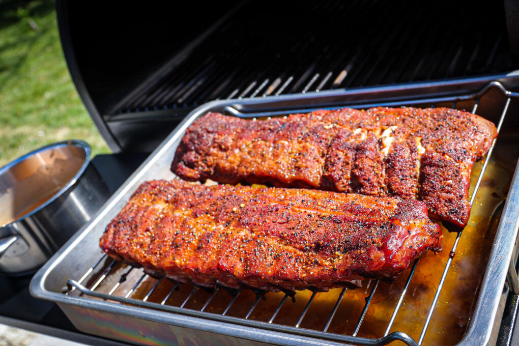 3 2 1 Ribs Aus Dem Traeger Westwood BBQ